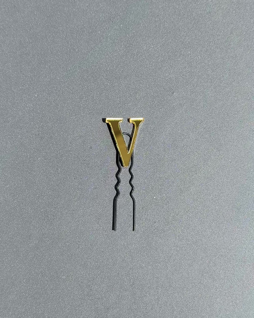 Custom Name Acrylic Alphabet Letter Clips | Personalized Hair Pins